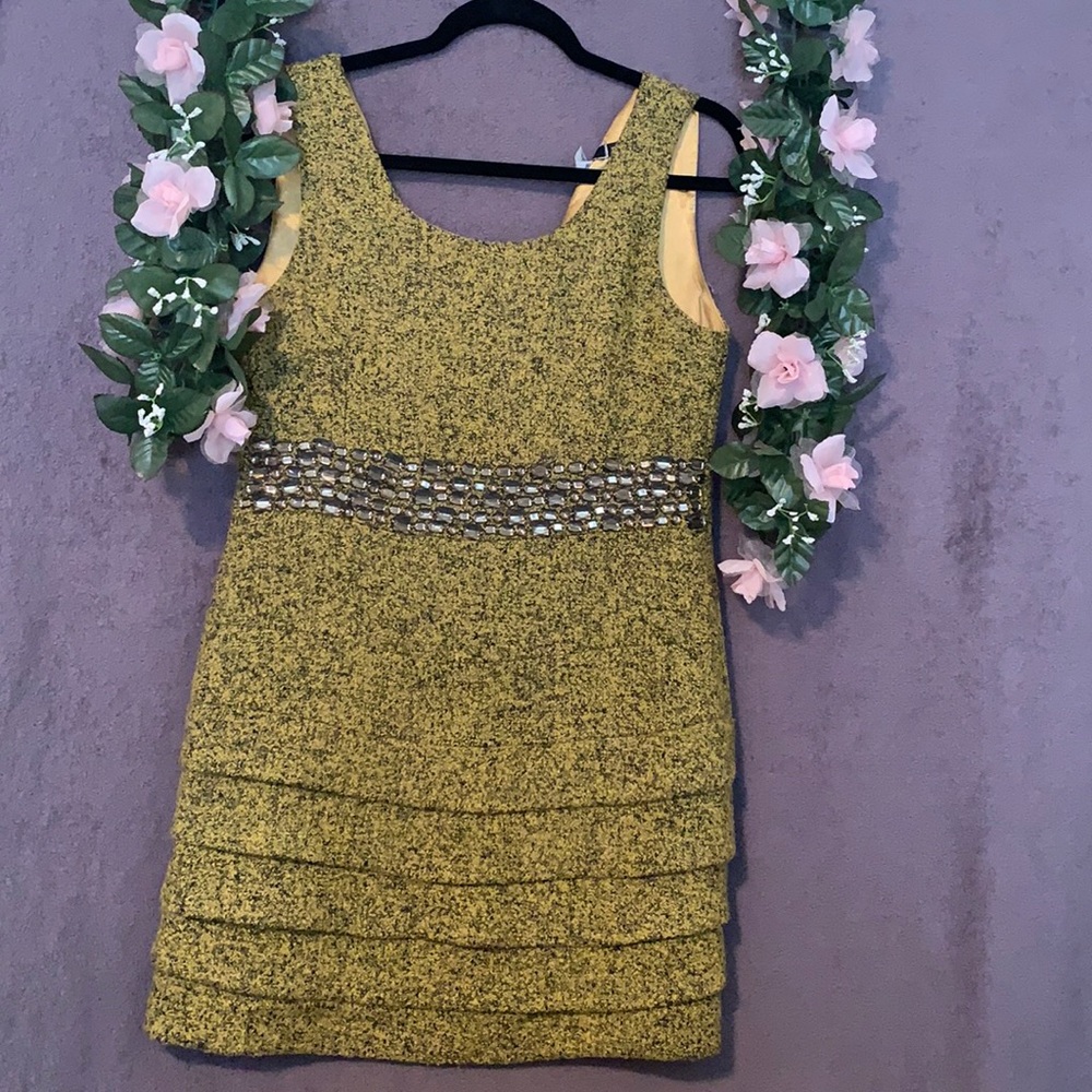 Gorgeous Heavy Dress With Stone Detail. - Gem